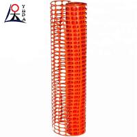 China HDPE orange portable temporary plastic safety fence warning plastic mesh for sale