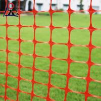 China Reinforcement Plastic Net Hdpe Road Orange Safety Net Warning Fence for sale