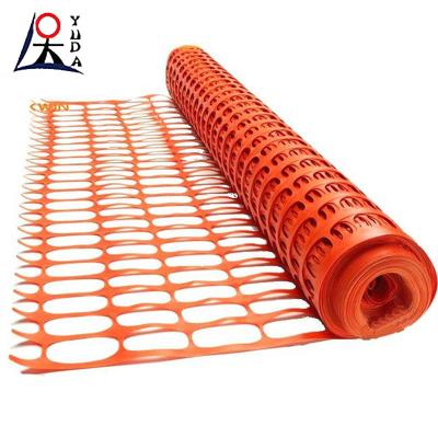 China Plastic Orange Safety Net Warning Fence Orange Safety Reinforcement Fence for sale