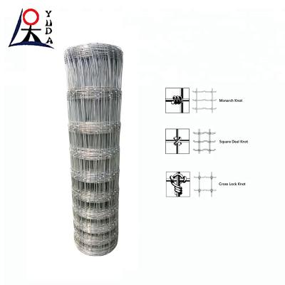 China Galvanized Field Fence for Sheep and Cattle 1.8m High Customizable for sale