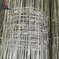 China Grassland Mesh Galvanized Cattle Fence / Deer Fence High Tensile Field Fence 50m 100m for sale