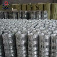 China Galvanized Cattle Field Metal Fence Hinge Joint Woven Animal Farm Iron Wire Fencing for sale