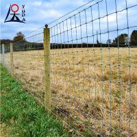 China High Tensile Strength Grassland Weave Iron Wire Mesh Field Fence For Farm for sale