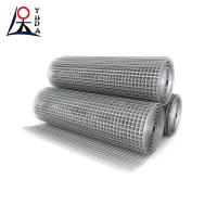 China 1/2x1 1x1 Hot Dip Galvanized Iron Welded Wire Mesh Square Hole Welded Mesh Rolls for sale