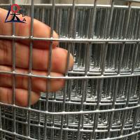 China 1/2x1 1x1 Hot Dip Galvanized Iron Welded Wire Mesh Square Hole Welded Mesh Rolls for sale