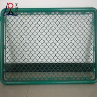 China Privacy Chain Link Mesh Rolls Diamond Shape Galvanized Chain Link Fence for sale