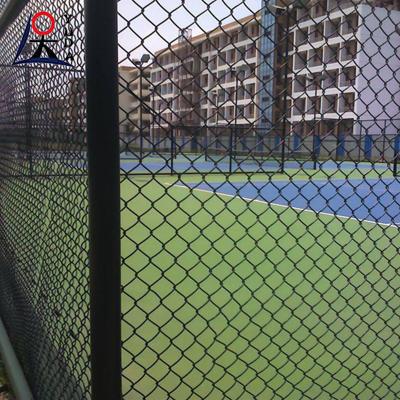 China PVC Coated Chain Link Fence Hot Dip Galvanized Diamond Mesh for sale
