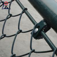 China Heavy Duty 9 Gauge Galvanized Cyclone Wire Mesh Chain Link Fence Panels With Fittings for sale