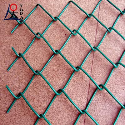 China PVC Coated Chain Link Fence Panels Hot Dipped Galvanized Wire Mesh for sale