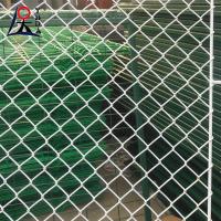 China Heavy Duty 9 Gauge Galvanized Cyclone Wire Mesh Chain Link Fence Panels With Fittings for sale
