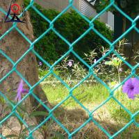 China Boundary Privacy Galvanized Chain Link Fence Diamond Hole Cyclone Mesh for sale