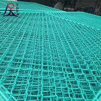 China PVC Coated Chain Link Fence Panels Hot Dipped Galvanized Wire Mesh for sale