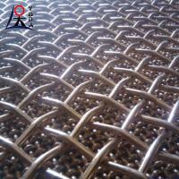 China Sandstone Mine Screen Woven Crimped Wire Mesh Vibrating Galvanized for sale