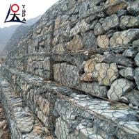 China Hexagonal Gabion Baskets Rock Wall Metal Stone Cage Protection Netting for sale