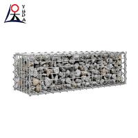 China Stainless Steel Gabion Baskets Gabion Mesh Welded Baskets Cages Box for sale