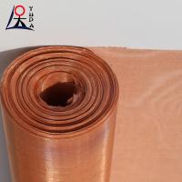 China EMF Protection Rf Shielding Brass Wire Mesh Radiation Shielding Fabric for sale