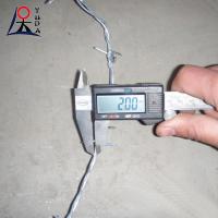 China BTO-28 BTO-30 Heavy Duty Barbed Wire PVC Coated for sale