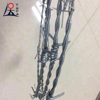 China BTO-28 BTO-30 Heavy Duty Barbed Wire PVC Coated for sale