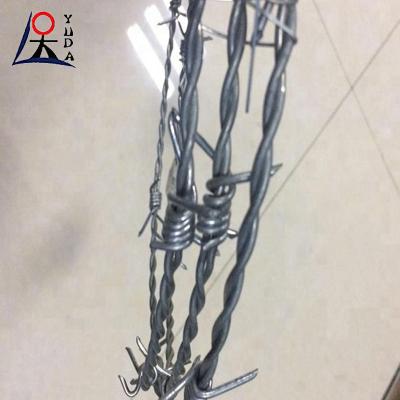 China BTO-28 BTO-30 Heavy Duty Barbed Wire PVC Coated for sale