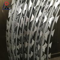 China Anti Climb Razor Wire Galvanized Concertina Razor Blade Barbed Wire for sale