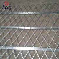 China Hot Dipped Galvanized Concertina Razor Barbed Wire High Security BTO-22 for sale
