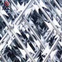 China Hot Dipped Galvanized Concertina Razor Barbed Wire High Security BTO-22 for sale