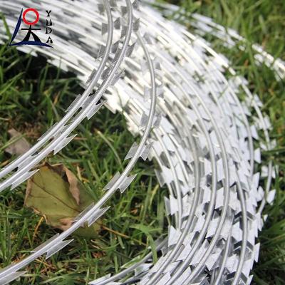 China Modern Security Fencing Stainless Steel Barbed Wire Age Resistance for sale