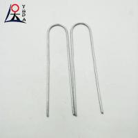 China Landscape Staples U Type Pin Nail Wire Steel Pegs Sod Staples For Garden for sale