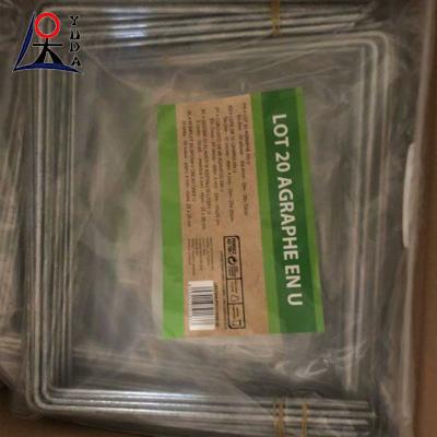 China Building Construction 11 Gauge U-Type Turf Nails 6 Inch Length Landscape Grass Staples For Building Projects for sale
