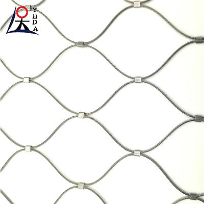 China Zoo Stainless Steel Wire Rope Mesh For Security Protection Cable Fence Customers' Requirement Length for sale