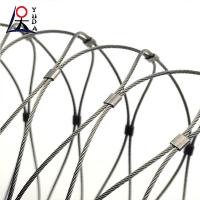 China Stainless Steel Wire Rope Net For Welding Building Metal Decorative Protection Net Security Slope Protection Network for sale
