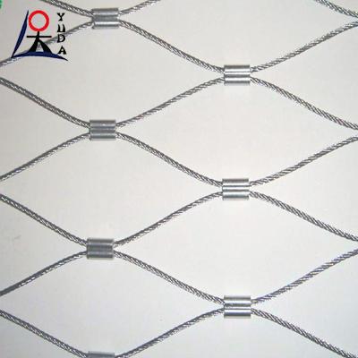 China Customized Diameter Stainless Steel Wire Rope Mesh Slope Protection Soft Flexible for sale