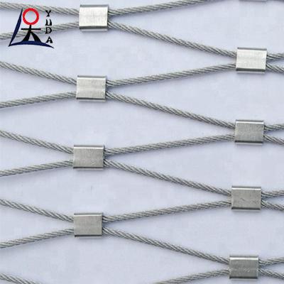 China Stainless Steel Wire Rope Mesh Net Rock Fall Protection For Architectural for sale