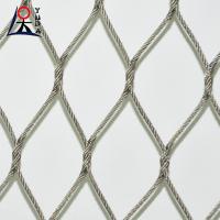 China Customized Diameter Stainless Steel Wire Rope Mesh Slope Protection Soft Flexible for sale