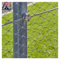 China Architectura Flexible Safety stainless steel wire rope mesh Netting for sale