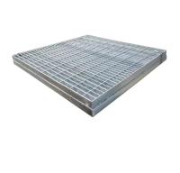 China Steel Driveway Grating Galvanized Heavy Duty Steel Floor Grating 1m x 6m Metal Bearing Bar for sale