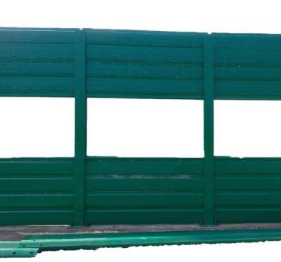 China Steel Panel Sound Barrier for Highway and Railway Noise Reduction for sale