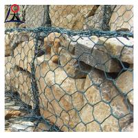 China Hexagon Retaining Wall Wire Netting Woven Gabion Box Gabion Basket for sale
