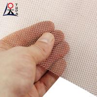 China EMF RF Shielding Woven 200 Mesh Copper Wire Mesh Copper Filter Mesh Fabric Screen for sale
