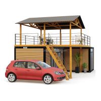 China Intelligent Modular Prefabricated Tiny House Customized Color Flat Pack Wooden Houses with Galvanized Steel Square Tubes for sale