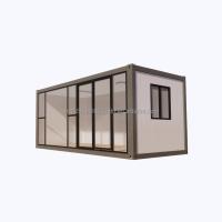 China Galvanized Steel Bending 20ft Prefabricated Modular Steel Housing Eco-Friendly Container Homes for Outdoor Living Store for sale