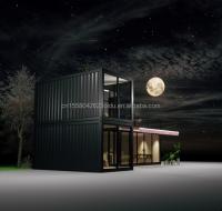 China Galvanized Steel Square Tubes Main Structure Container Houses for Luxury Prefabricated Two-Bedroom Flat Pack Shipping for sale