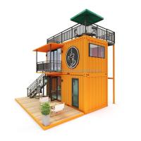 China Other Wall 50/75/100mm Wave Sandwich Panel 20FT 40FT Prefab Mini Pop-up Shop Container Coffee Shop/Bar/Fast-food for sale