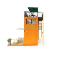 China Other Wall 50/75/100mm Wave Sandwich Panel 20FT 40FT Prefab Mini Pop-up Shop Container Coffee Shop/Bar/Fast-food for sale