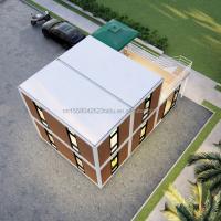 China Mini Homes Tiny Houses Container Houses for Office Showroom and Restaurant in Pakistan Sandwich Panel 20ft Prefab Homes for sale