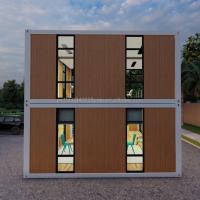 China Mini Homes Tiny Houses Container Houses for Office Showroom and Restaurant in Pakistan Sandwich Panel 20ft Prefab Homes for sale