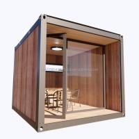 China 10ft Wooden Plastic Garden House Container Mobile Wooden Activity Room Mini Office Customized Color Wooden Office for sale