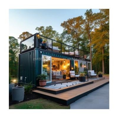 China Aluminum Alloy Windows Modified 20ft 40ft Prefabricated Shipping Container Houses for Hotels Villas and Living 2 Bedrooms for sale