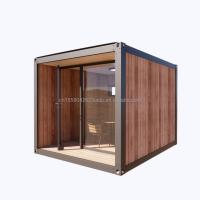 China 10ft Wooden Plastic Garden House Container Mobile Wooden Activity Room Mini Office Customized Color Wooden Office for sale