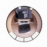 China Modern Design Light Luxury Large Capacity Modular Round Tiny House Assembled with Light Steel and Sandwich Panel Material for sale